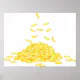 Golden Coins Poster | Zazzle