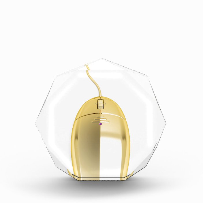 Golden computer mouse award | Zazzle.com