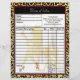 Golden Crown Leopard Print Hair Salon Order Form Letterhead | Zazzle