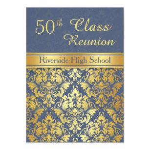 50th Class Reunion Invitations | Zazzle