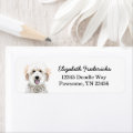 Golden Doodle Dog Return Address Labels | Zazzle