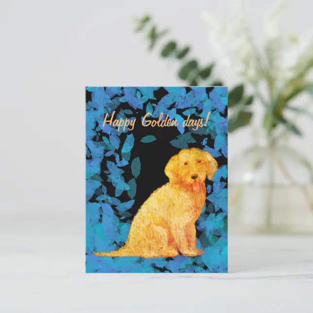 Golden Doodle Postcard | Zazzle