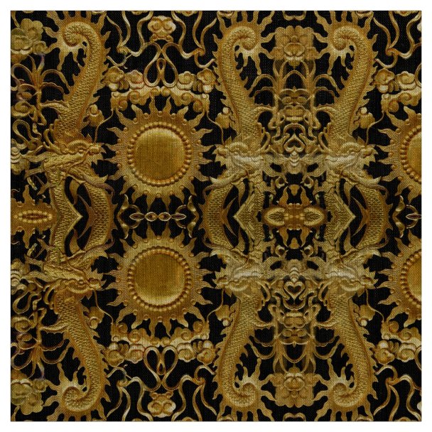 Asian dragon fabric | Zazzle