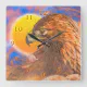GOLDEN EAGLE “Legends” Square Wall Clock | Zazzle