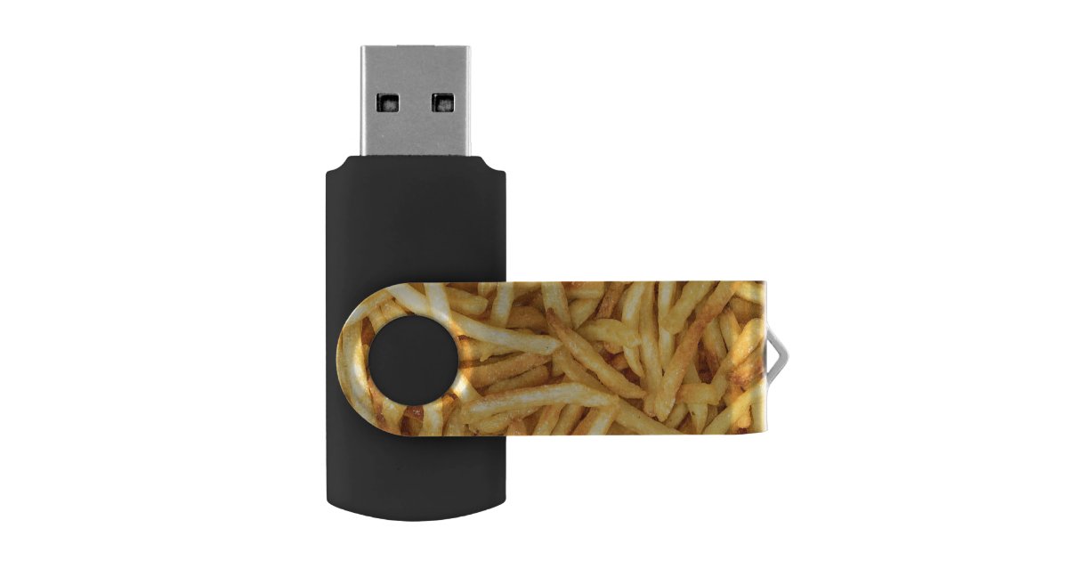 Golden French Fries Flash Drive | Zazzle