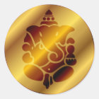 Gold Vinayaka Wedding Stickers | Zazzle.com