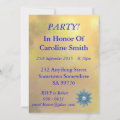 Golden Garden 99th Birthday party invitation | Zazzle