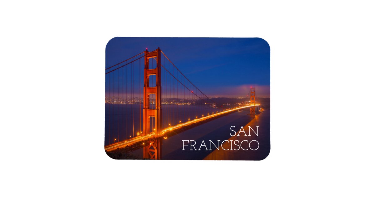 Golden Gate Bridge, California Magnet | Zazzle
