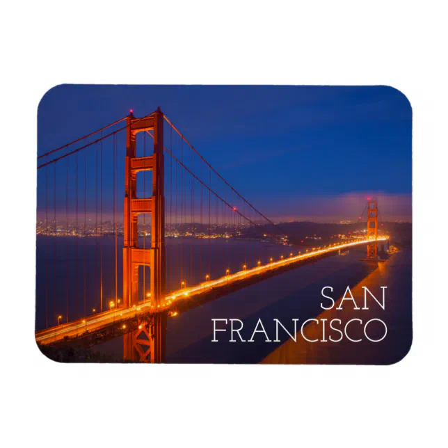 Golden Gate Bridge, California Magnet | Zazzle