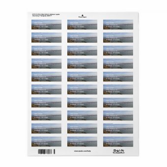 Golden Gate Bridge custom return address labels | Zazzle