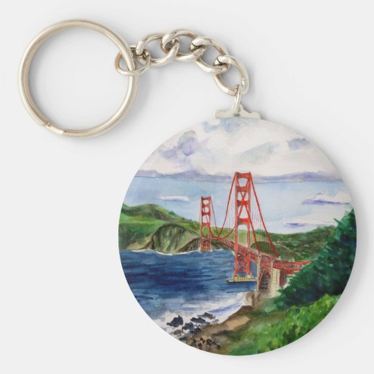 Golden Gate Bridge Keychain | Zazzle.com