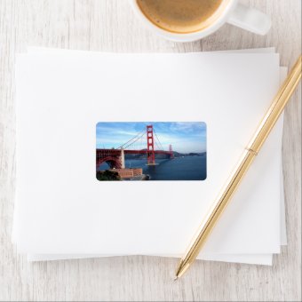 Golden Gate Bridge Label | Zazzle