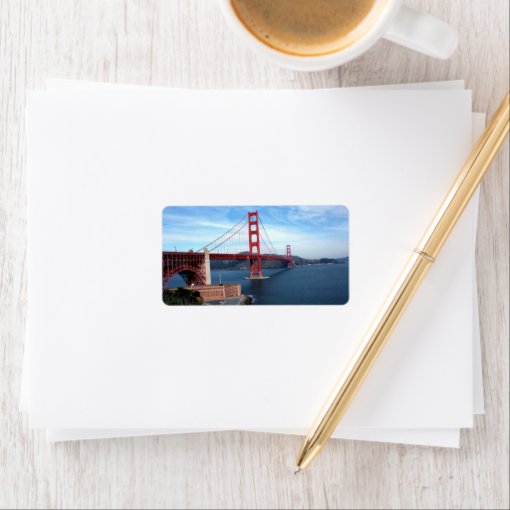 Golden Gate Bridge Label | Zazzle