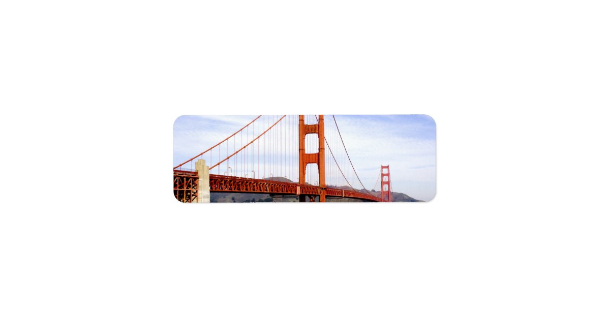 Golden Gate Bridge Label | Zazzle