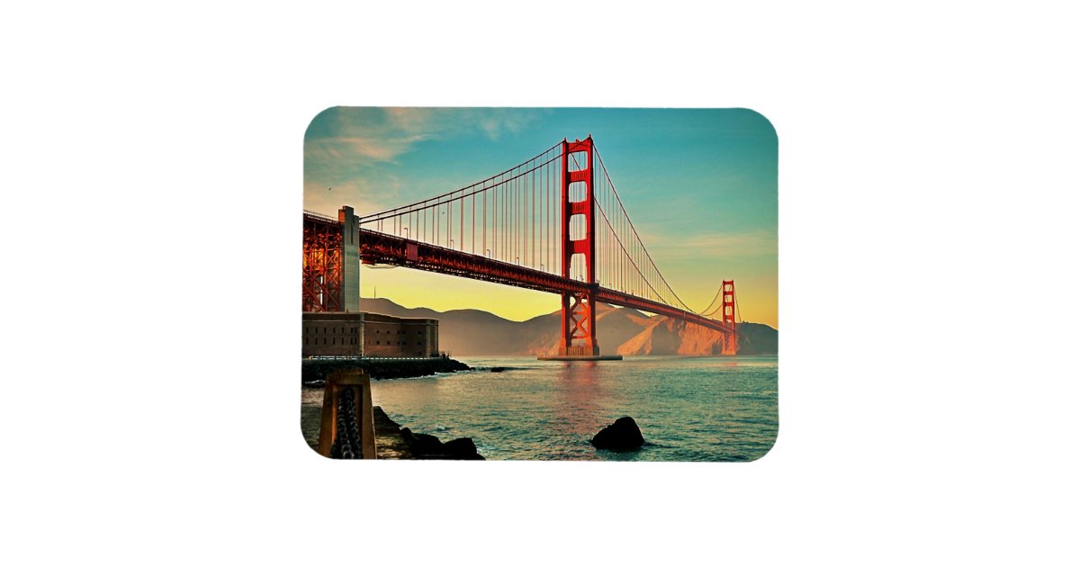 Golden Gate Bridge Magnet | Zazzle