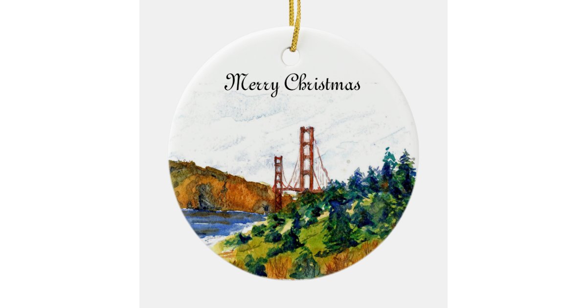 Golden Gate Bridge Ornament | Zazzle