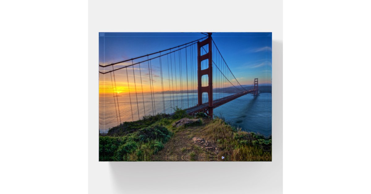 Golden Gate Bridge Paperweight | Zazzle
