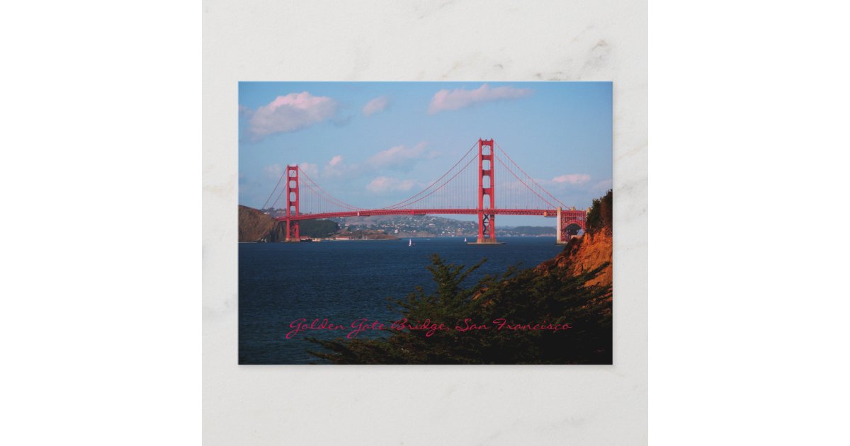 Golden Gate Bridge Postcard | Zazzle