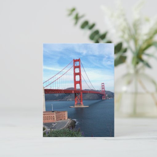 Golden Gate Bridge Postcard | Zazzle