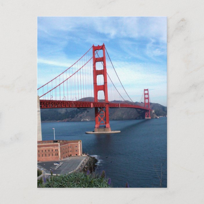 Golden Gate Bridge Postcard | Zazzle.com