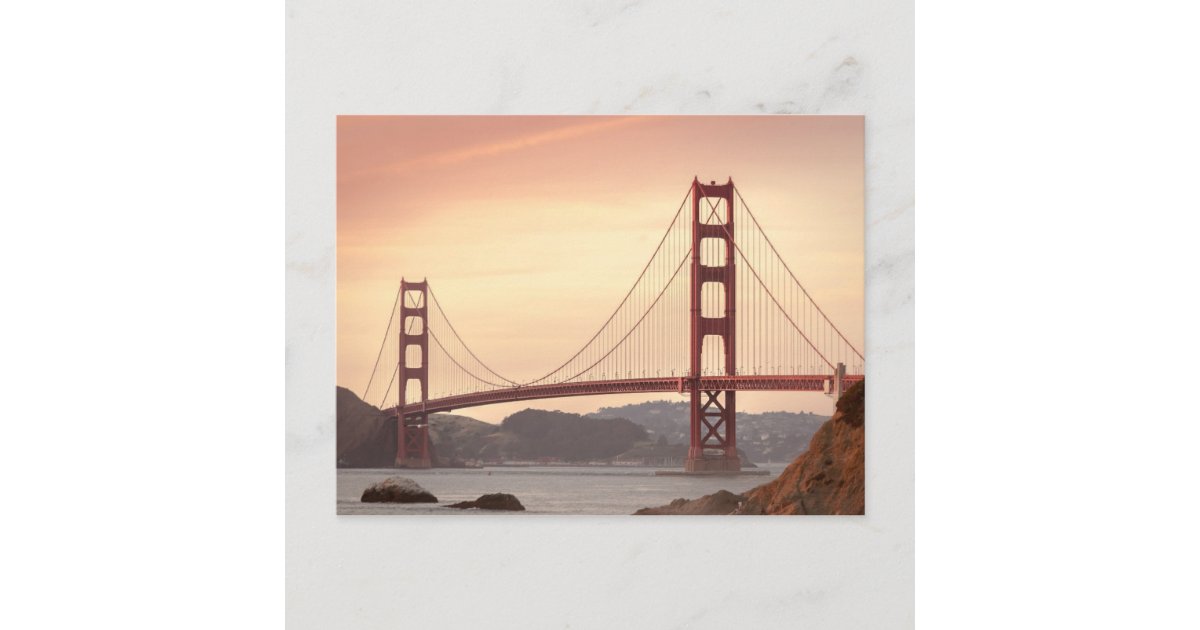 Golden Gate Bridge Postcard | Zazzle