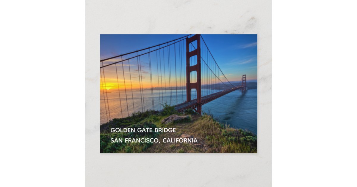 Golden Gate Bridge Postcard | Zazzle