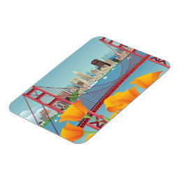 Golden Gate Bridge | San Francisco, CA Magnet | Zazzle