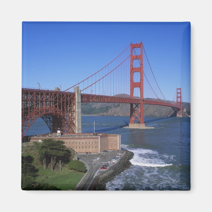 Golden Gate Bridge, San Francisco, California, 8 Magnet | Zazzle