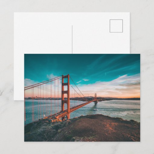 GOLDEN GATE BRIDGE, SAN FRANCISCO, CALIFORNIA POSTCARD | Zazzle