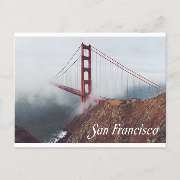 Golden Gate Bridge, San Francisco, California, USA Postcard | Zazzle.com