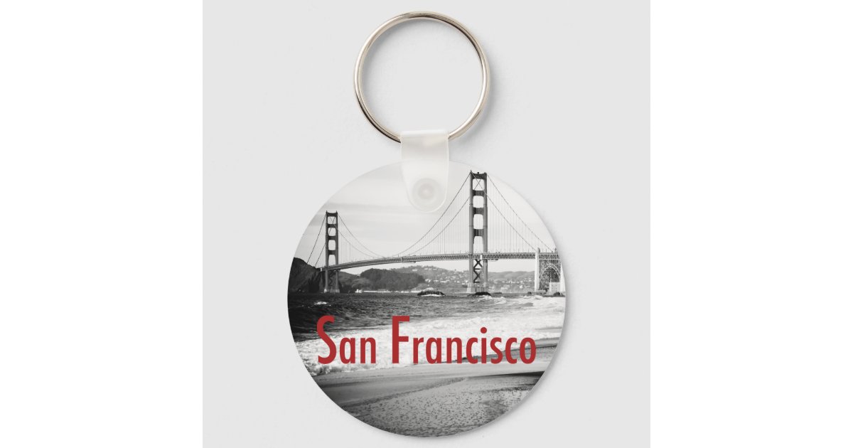 Golden Gate Bridge, San Francisco Keychain | Zazzle