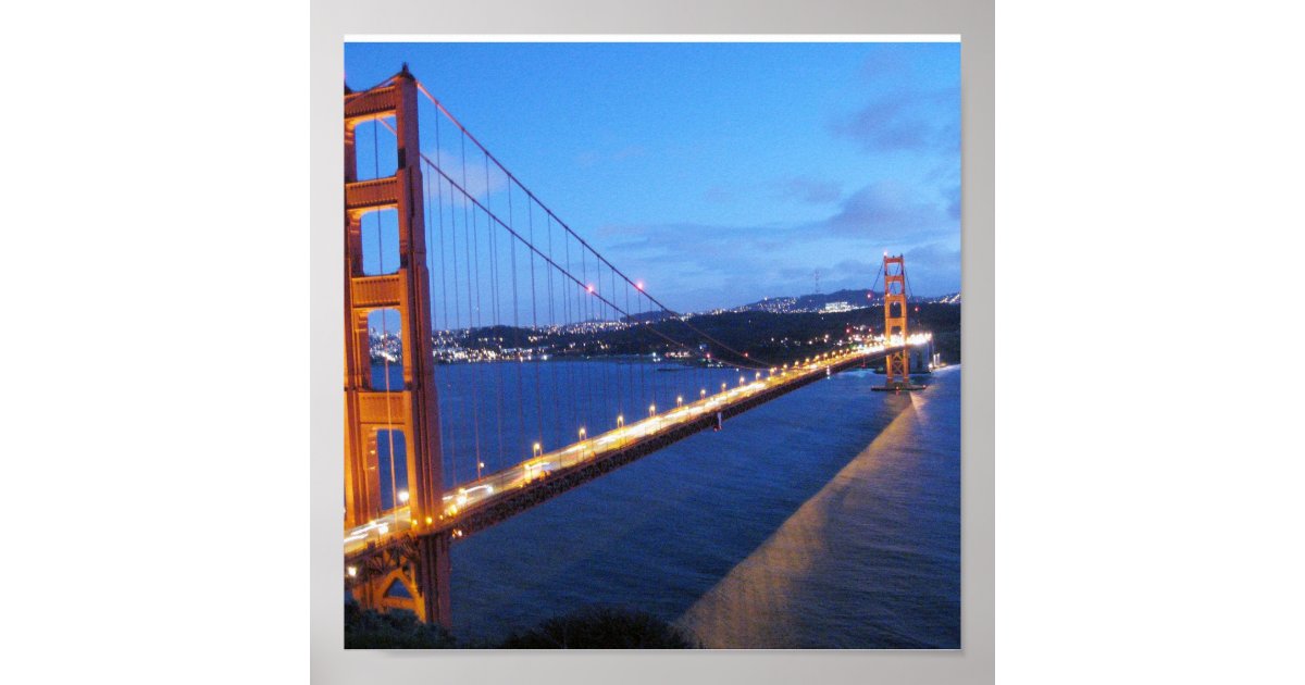 Golden Gate Bridge San Francisco Poster | Zazzle