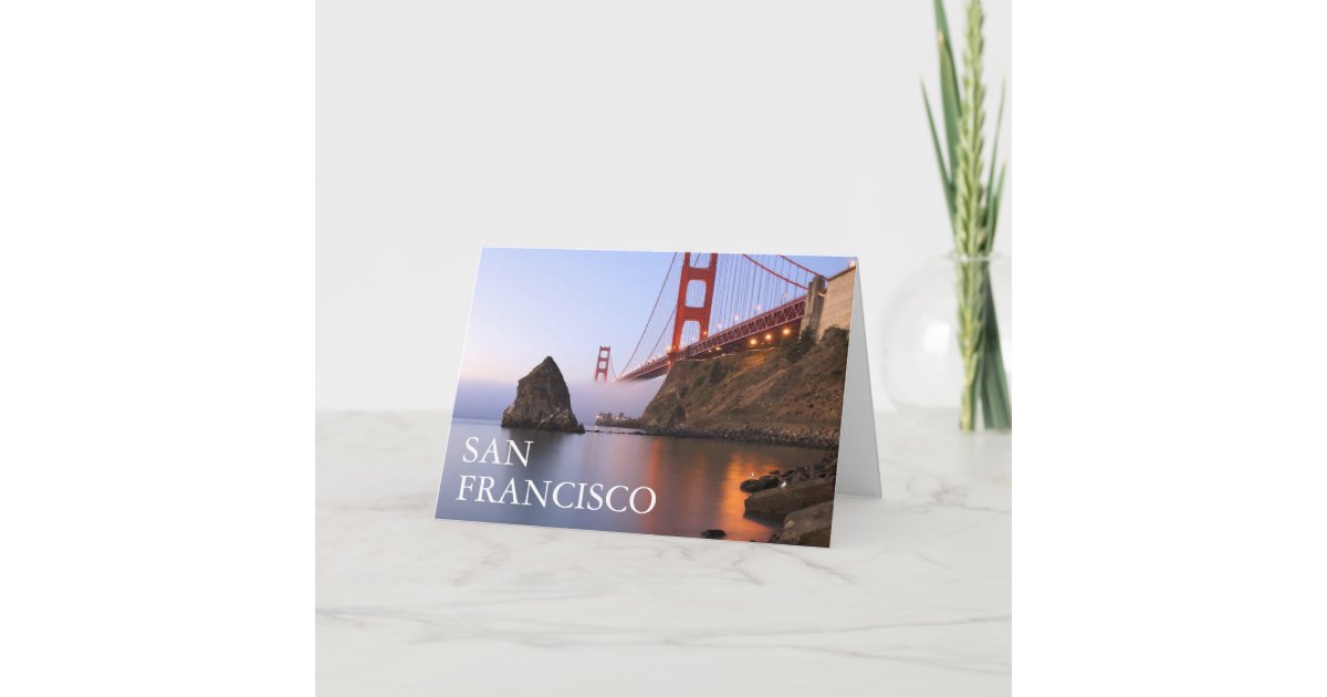 Golden Gate Bridge | San Francisco Thank You | Zazzle