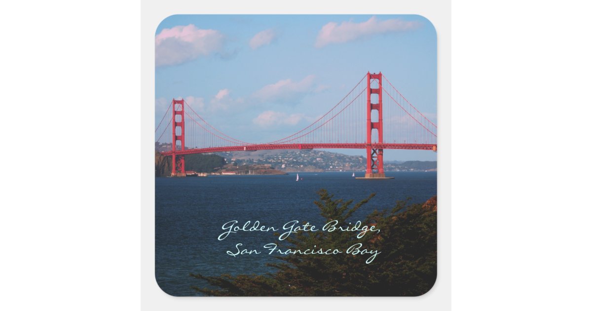 Golden Gate Bridge Sticker | Zazzle