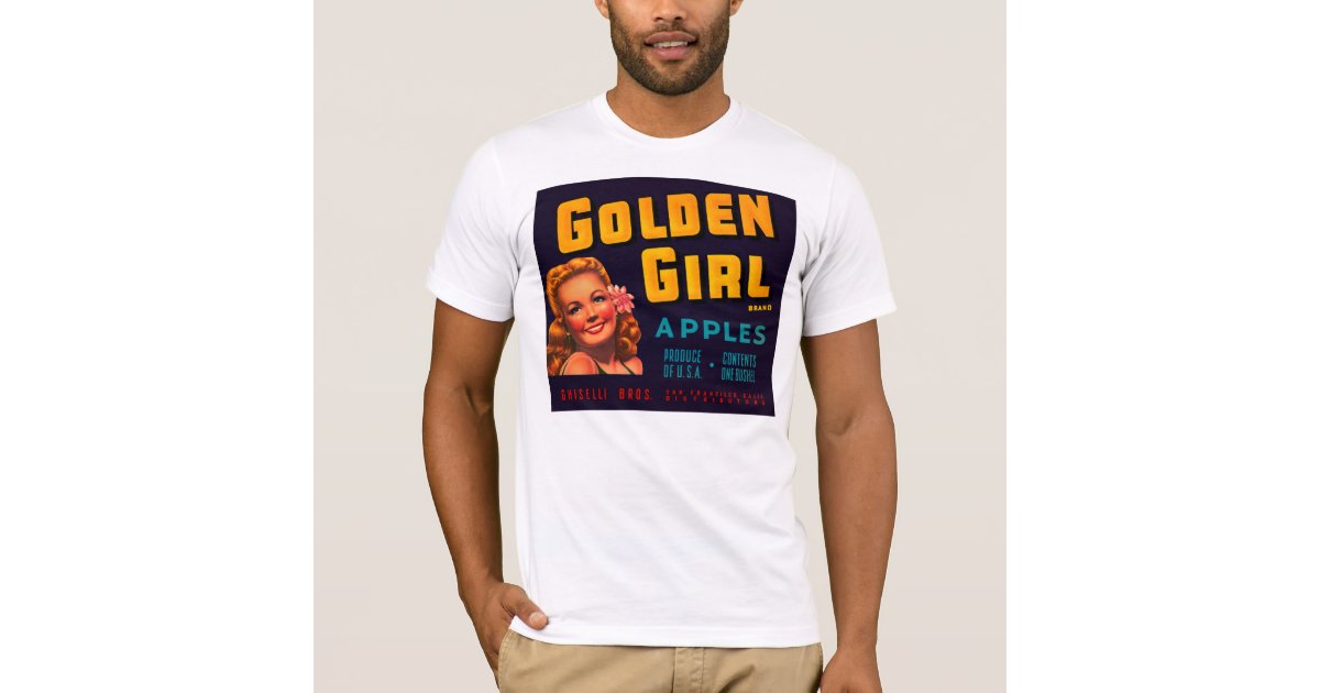 Golden Girl Apples T-Shirt | Zazzle