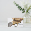 Golden Gun Business card | Zazzle