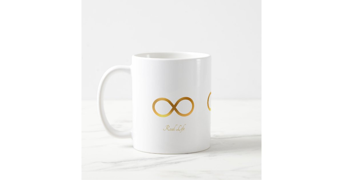 Golden Infinity Symbol Coffee Mug | Zazzle