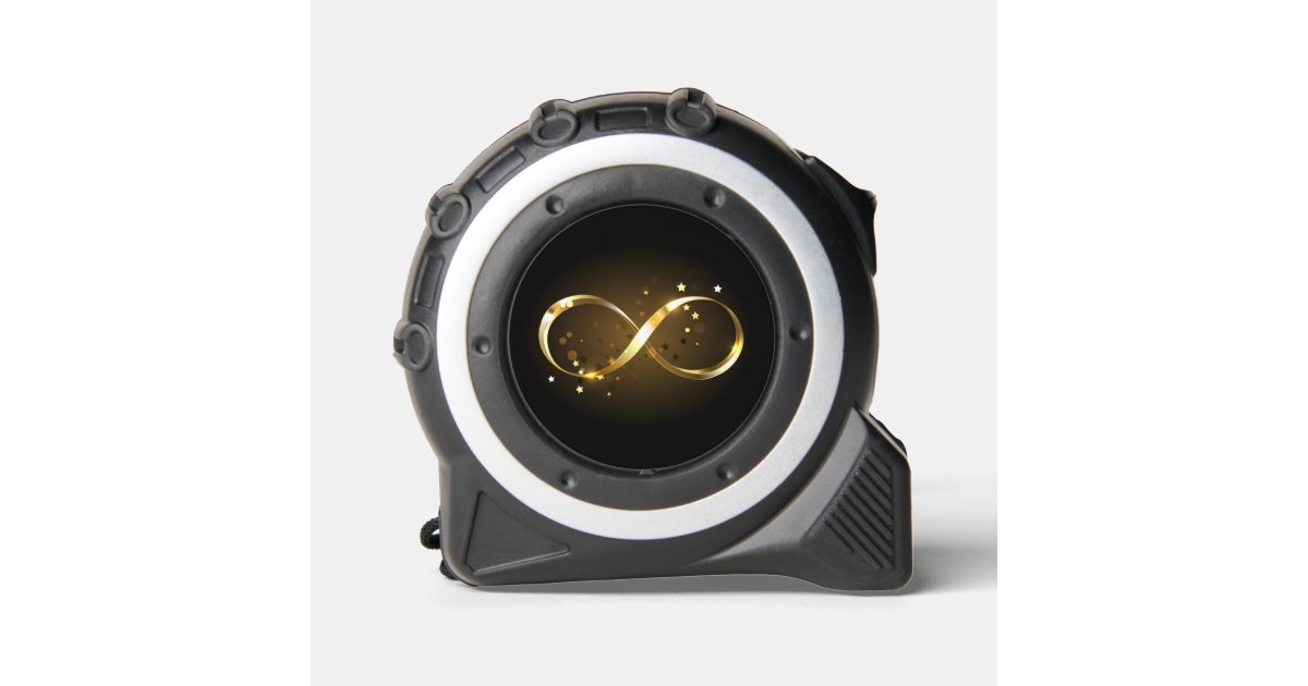 Golden Infinity Symbol Tape Measure | Zazzle