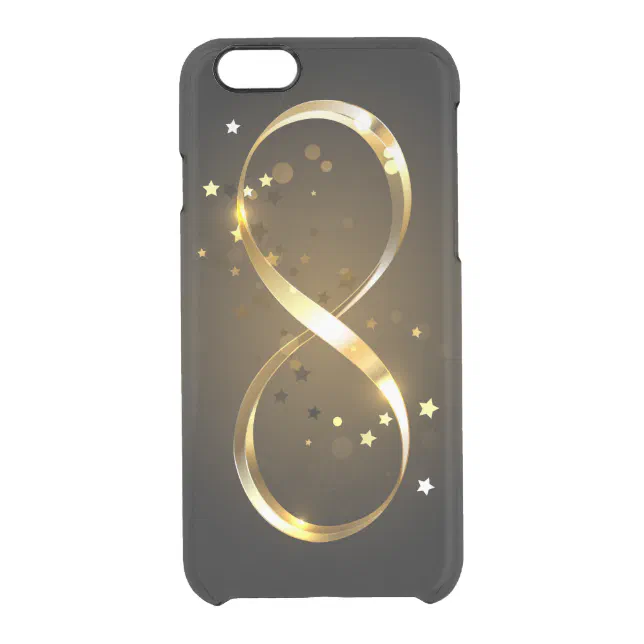 Golden Infinity Symbol Uncommon iPhone Case | Zazzle