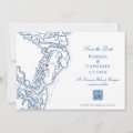 Golden Isles St Simons Georgia Map Save the Date | Zazzle