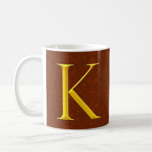 Letter K Coffee & Travel Mugs | Zazzle