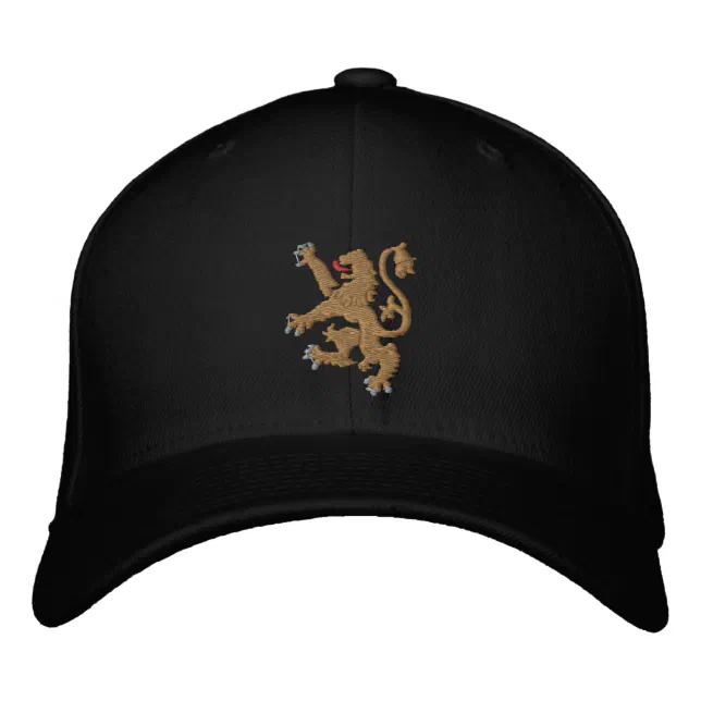 Golden lion Embroidered King of Kings Cap | Zazzle