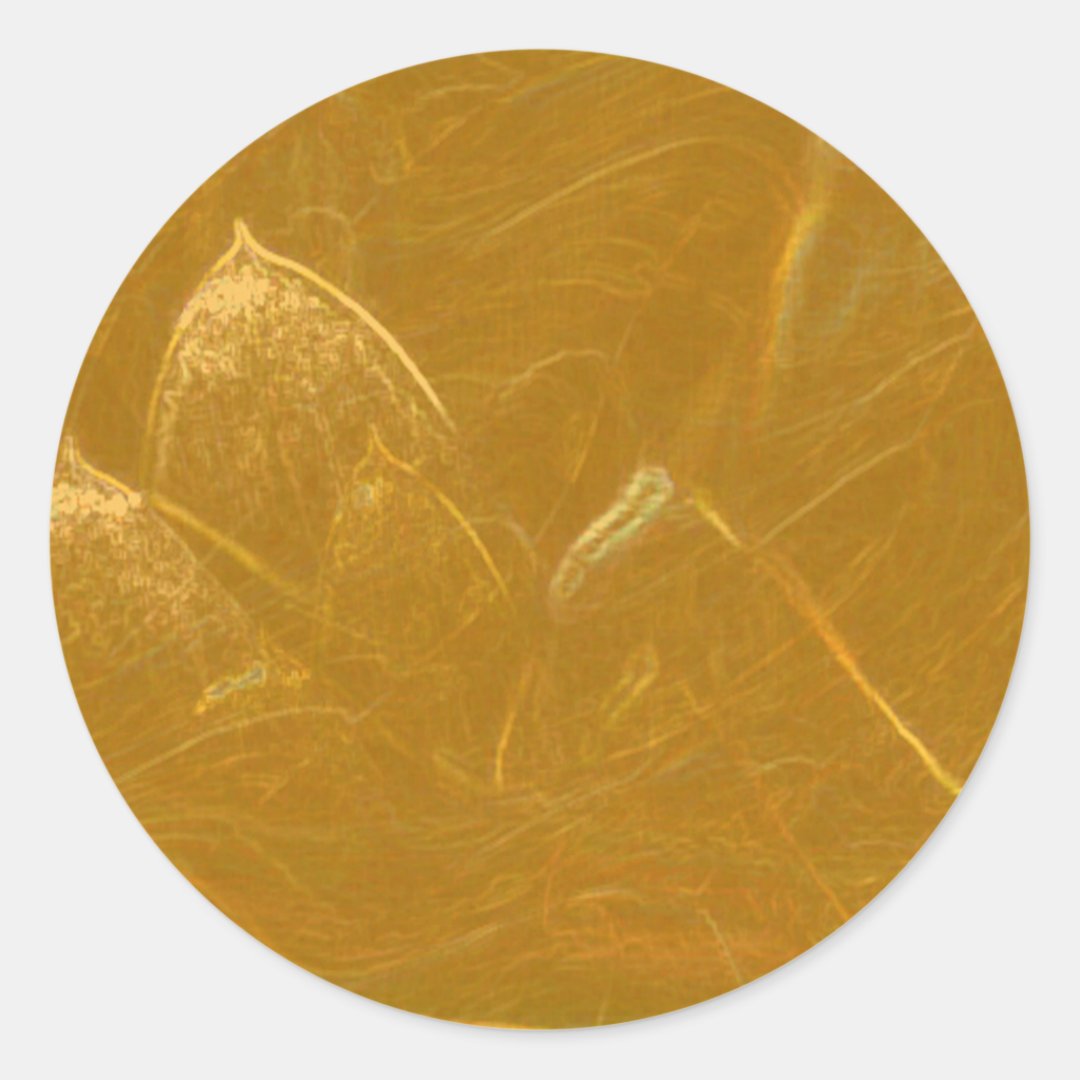 GOLDEN LOTUS BLANK TEMPLATE ARTISTIC LABEL DECO GI | Zazzle