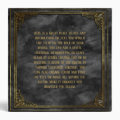 Golden Lucifer Serpent Sigil Occult Grimoire 3 Ring Binder | Zazzle
