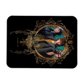 Golden Newt, Tina, and Leta Art Deco Portrait Magnet | Zazzle