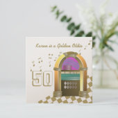Golden Oldies Juke Box Invitation | Zazzle