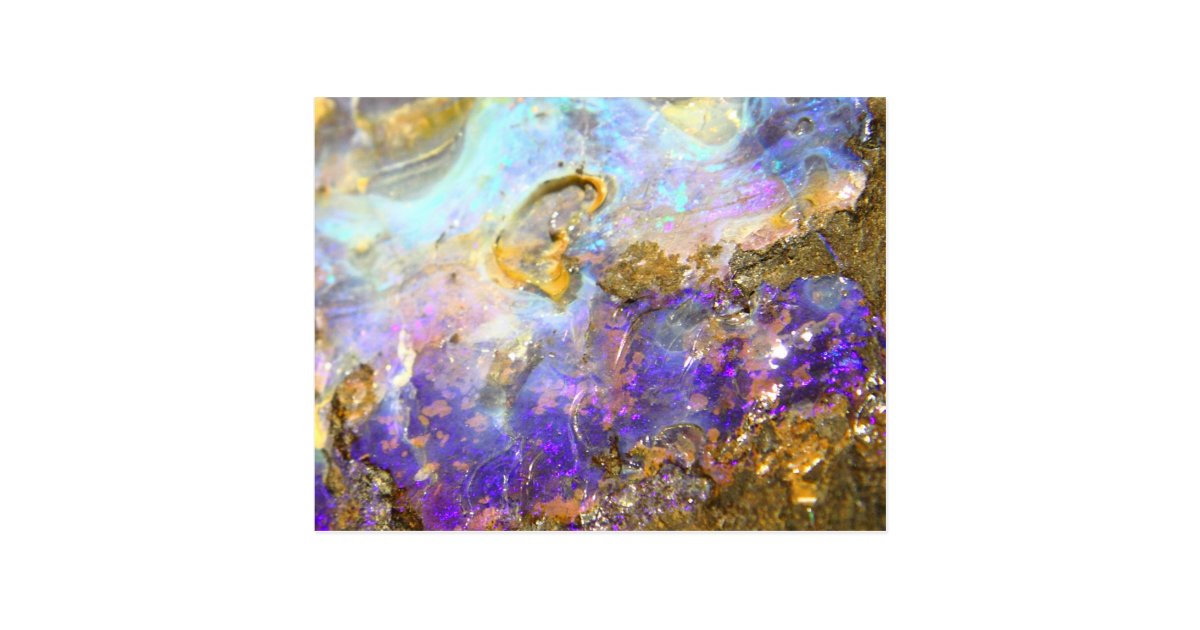 Golden Opal Postcard | Zazzle.com