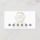Golden Palms Spray Tanning Logo White Loyalty Card | Zazzle