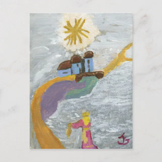 Golden Path Postcard | Zazzle