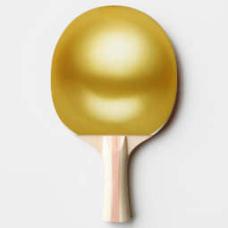 Golden Pearl Ping-Pong Paddle | Zazzle